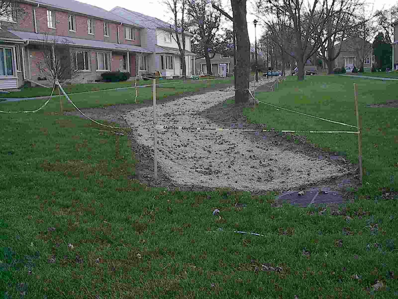 Lawn Drainage Solutions for Sloped Yards in Liberty Township