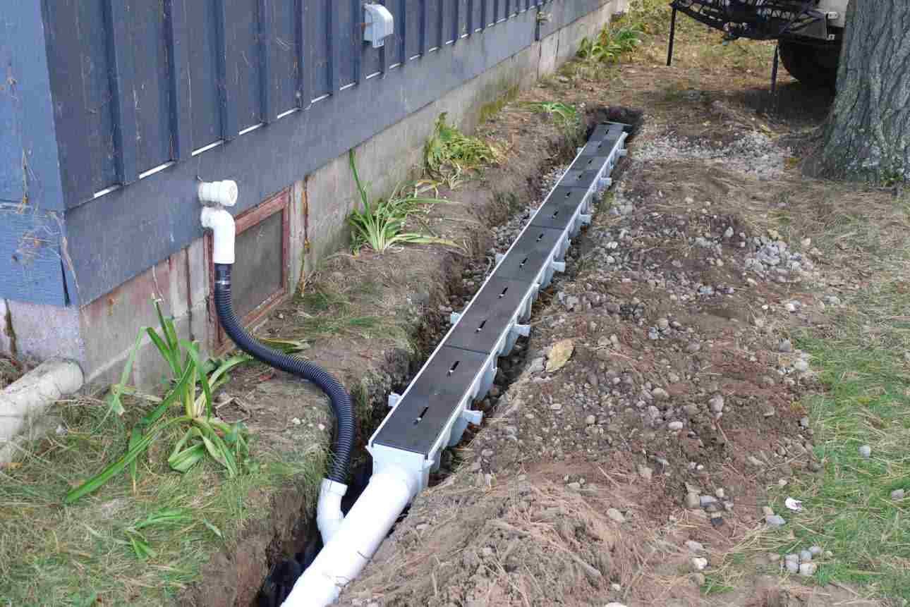 What is surface drainage, and how does it work?